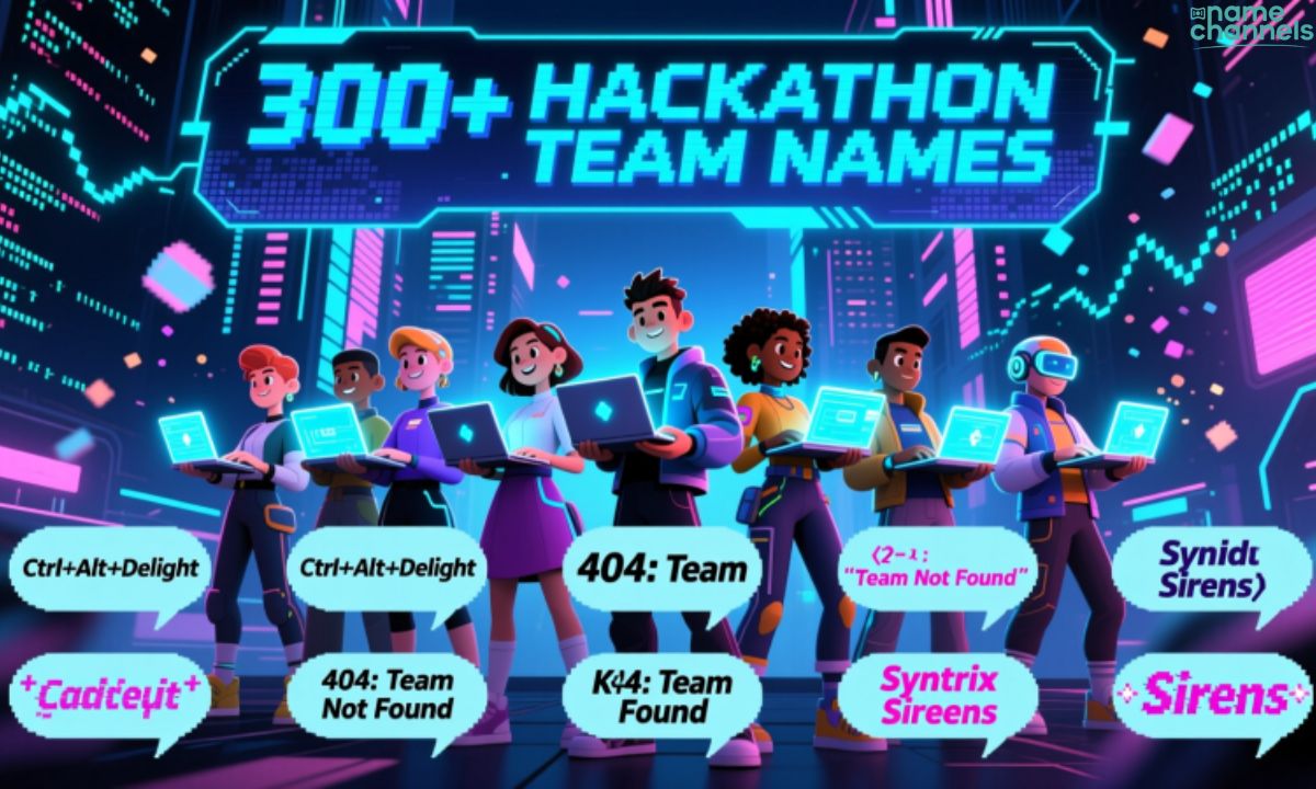 300+ Hackathon Team Names: Creative & Funny Ideas for Your Coding Crew