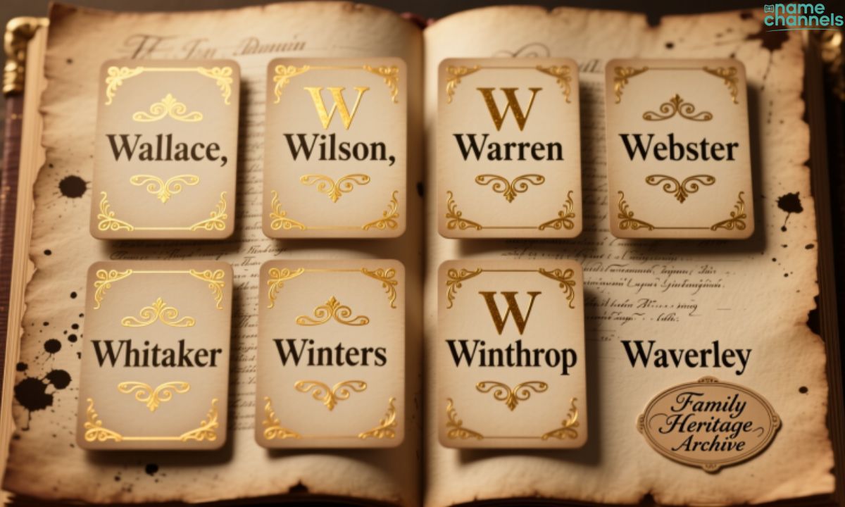 500+ Last Names That Start With W: Unique, Powerful & Rare W Surnames