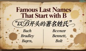 500 Unique Last Names That Start with B: Meaning, Origins & Significance