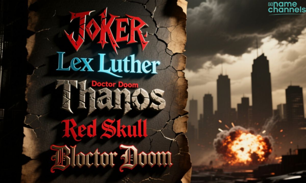 700+ Supervillain Names: Male, Female, Funny & Dark...