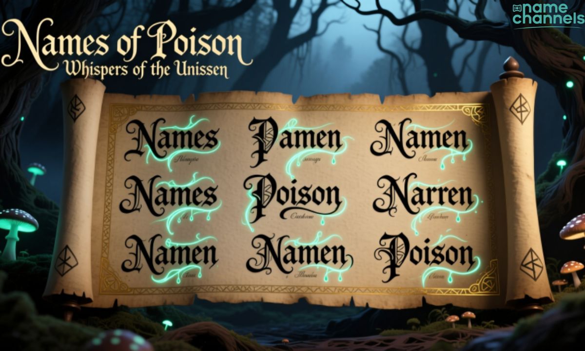 600+ Names That Mean Poison: Boy, Girl & Fantasy Names...