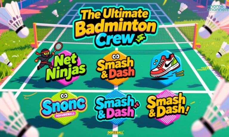 500+ Best Badminton Team Names for Every Style & Squad