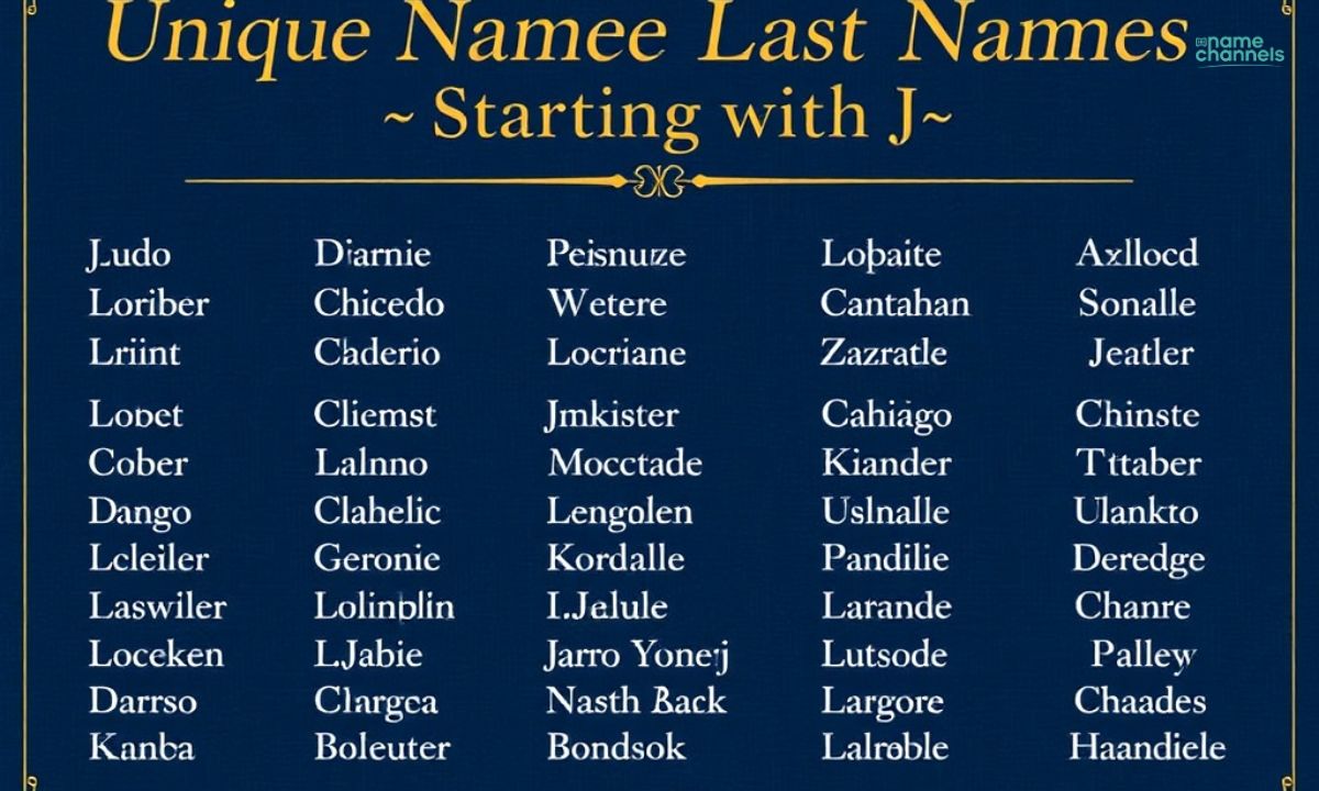 550+ Last Names That Start with J for Every Generation
