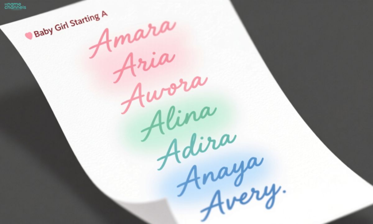 Top 200 Baby Girl Names Starting With the Letter A