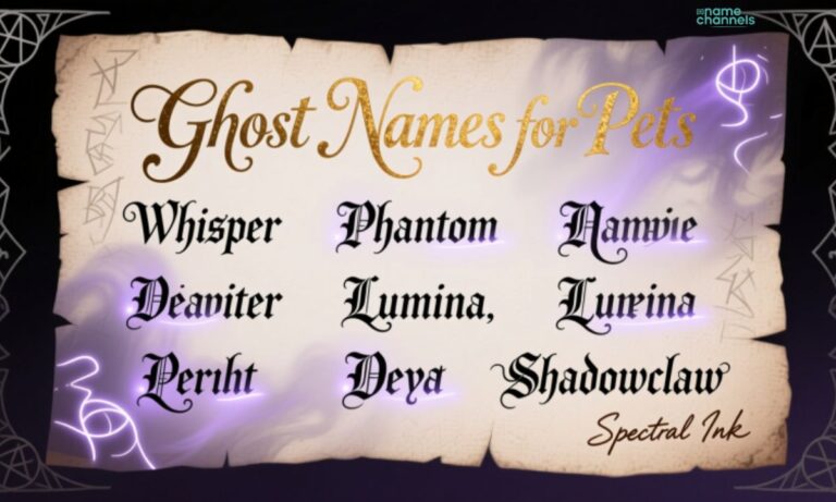 550+ Ghost Names: Spooky & Mysterious for Spirits, Wraiths