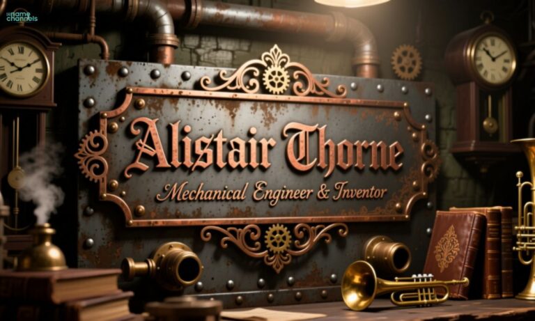 Steampunk Names characters: 300+ Creative Ideas