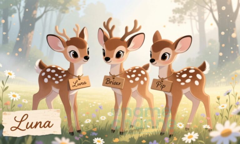 470+ Deer Names for Pets, Fawns & Characters