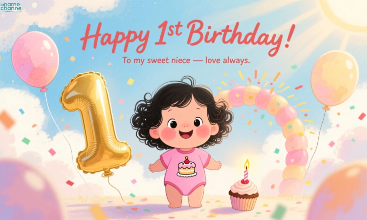 70+ Meaningful 1st Birthday Wishes for Niece