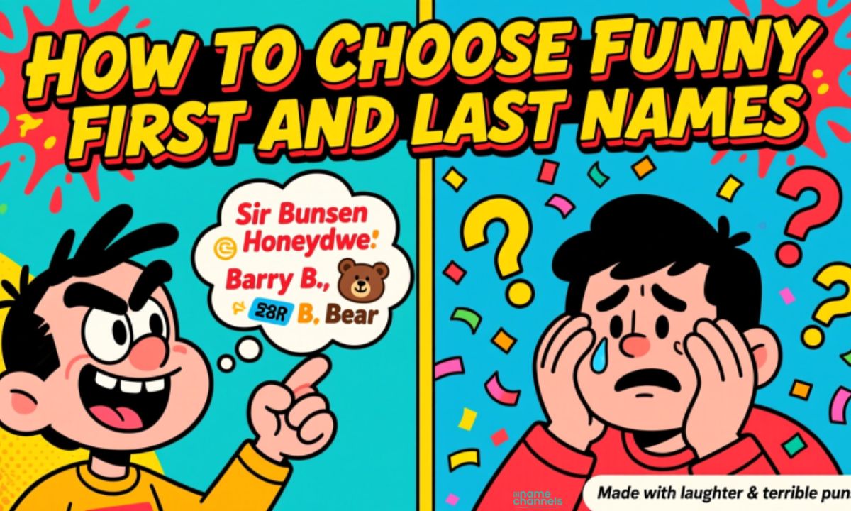 300+ Funny First and Last Names for (Hilarious &Unique)