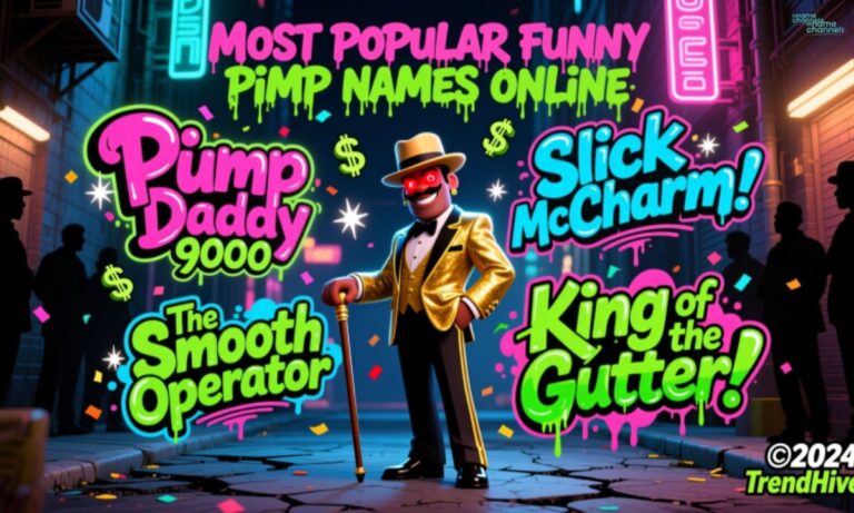 Funny Pimp Names: Crazy, Cool & Comedy Gold