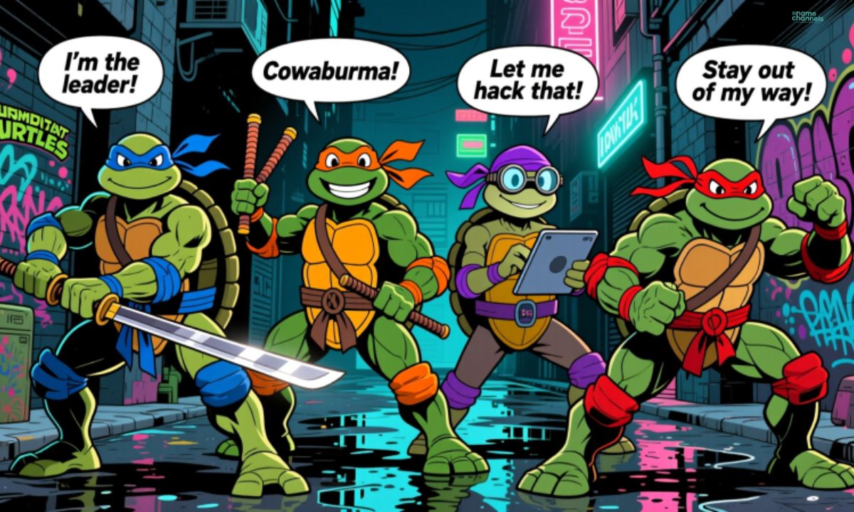 100+ Ninja Turtle Names: Who Is Who & Colors