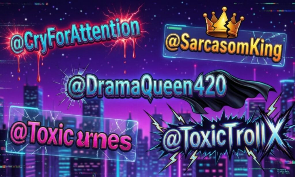 (390+) Toxic Usernames for Gamers & Social Media