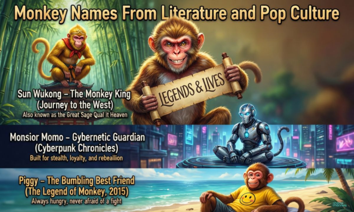 480+ Monkey Names for Pets, Stories & Characters