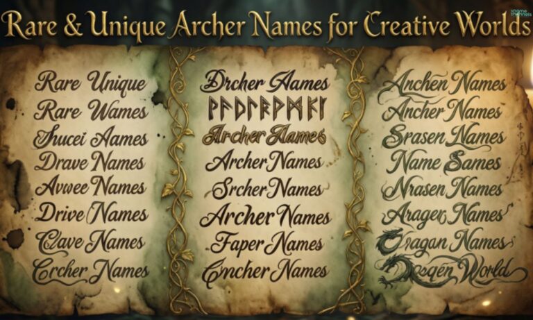 380+ Archer Names with Meanings for Fantasy Fans