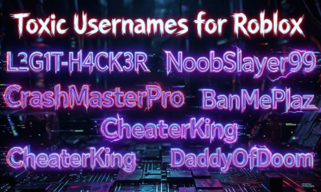 (390+) Toxic Usernames for Gamers & Social Media