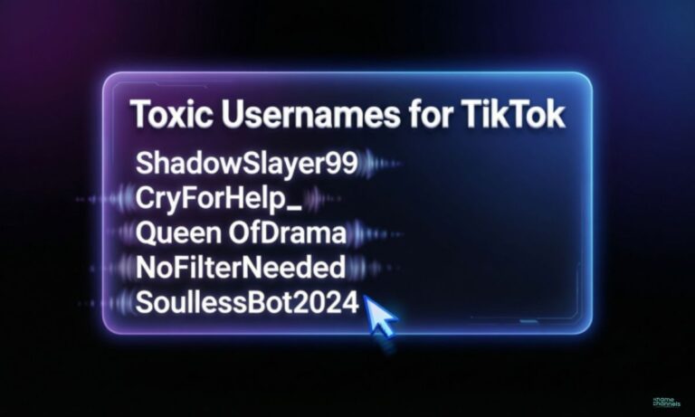 (390+) Toxic Usernames for Gamers & Social Media
