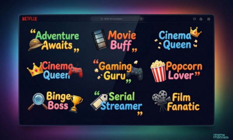 Top 290+ Netflix Profile Names – Funny, Cute & Cool Ideas