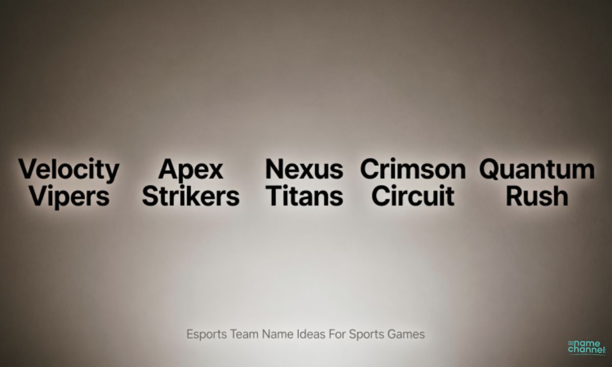 750+ Best Esports Team Names for Pro Gamers: Unique Ideas